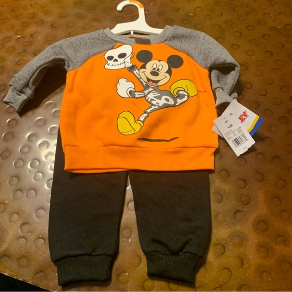 Disney | Matching Sets | Baby Disney Mickey Mouse Halloween Jogging Set ...